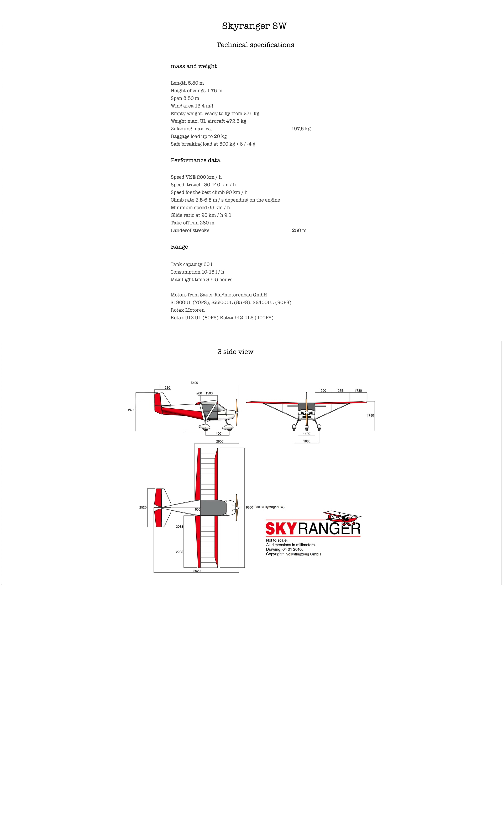 Products - Airplanes - DE-RO Aviation